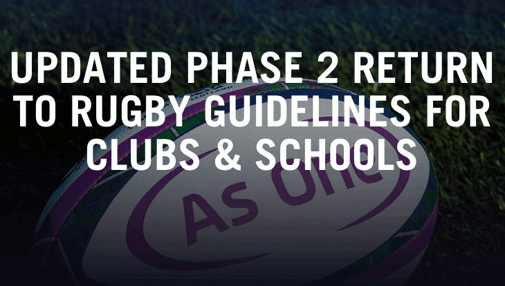 SRU PHASE 2 RETURN TO RUGBY GUIDELINES - Annan Rugby