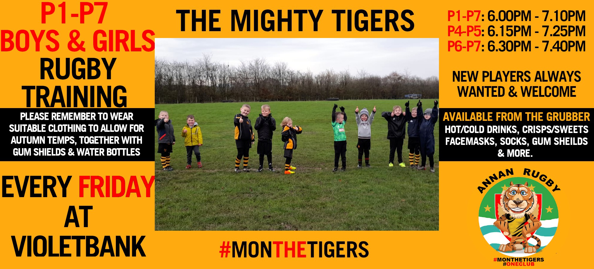 FINISHED: P1-P7 TIGERS 2ND IN-HOUSE TOURNAMENT - Annan Rugby